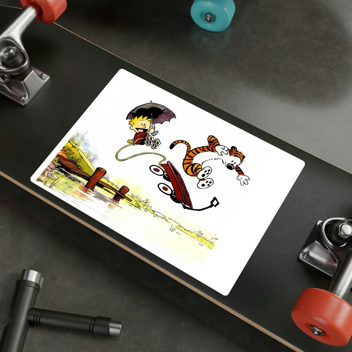 Calvin and Hobbes Vinyl Decals - Etsy