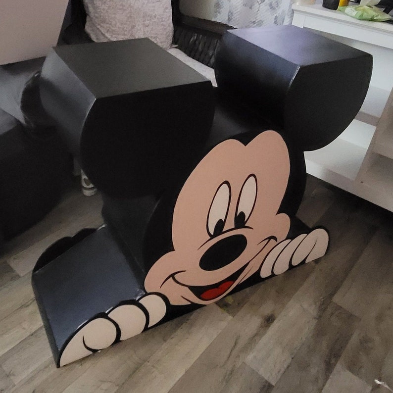 Wood Mickey Cake Table - Etsy