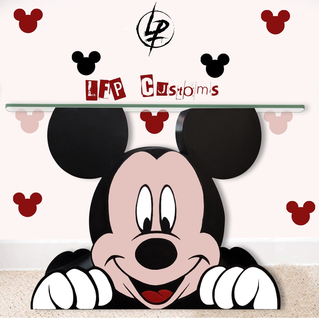 Wood Mickey Cake Table - Etsy