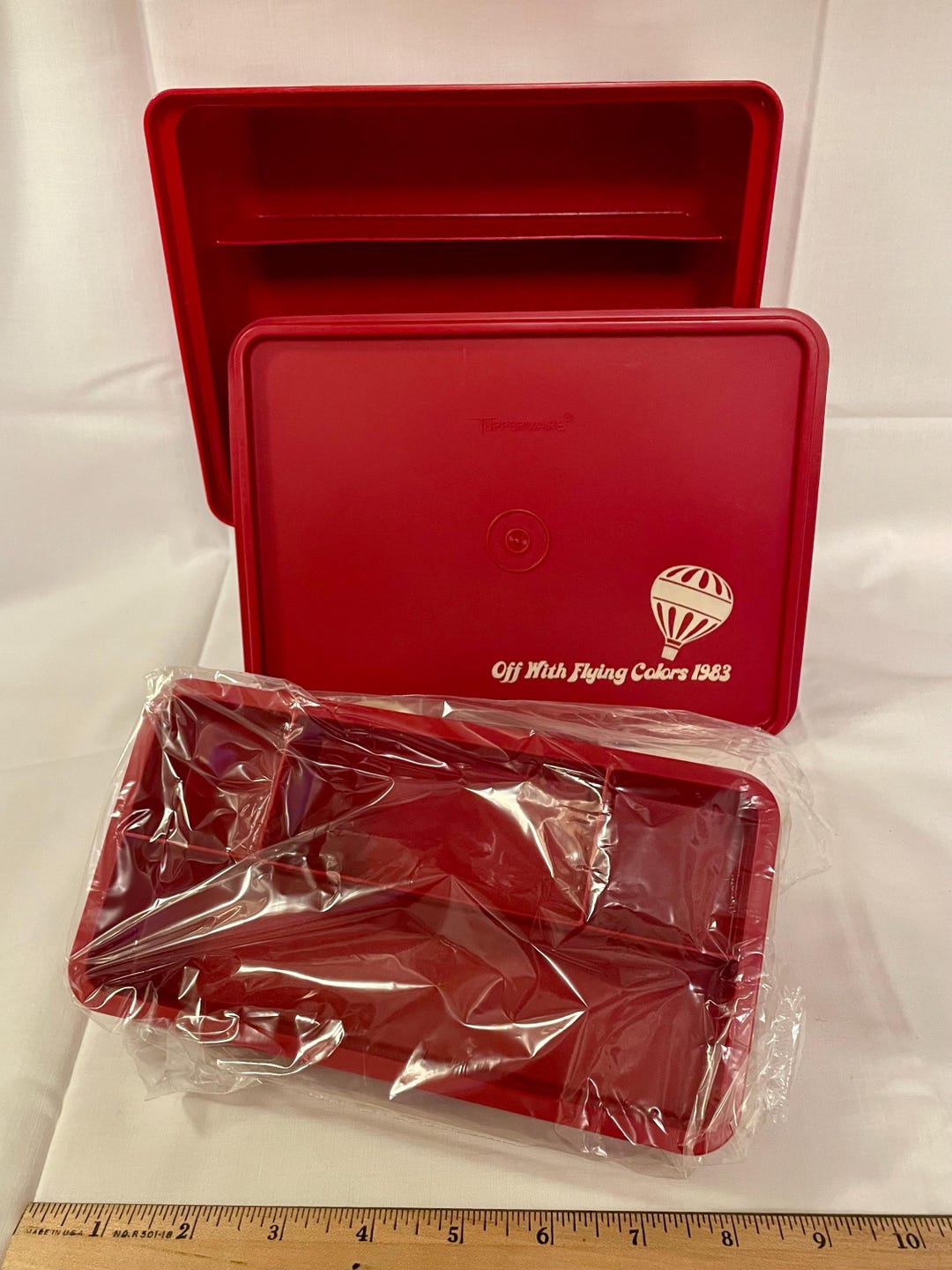 Vintage Tupperware off With Flying Colors 1983 Tuppercraft Storage ...