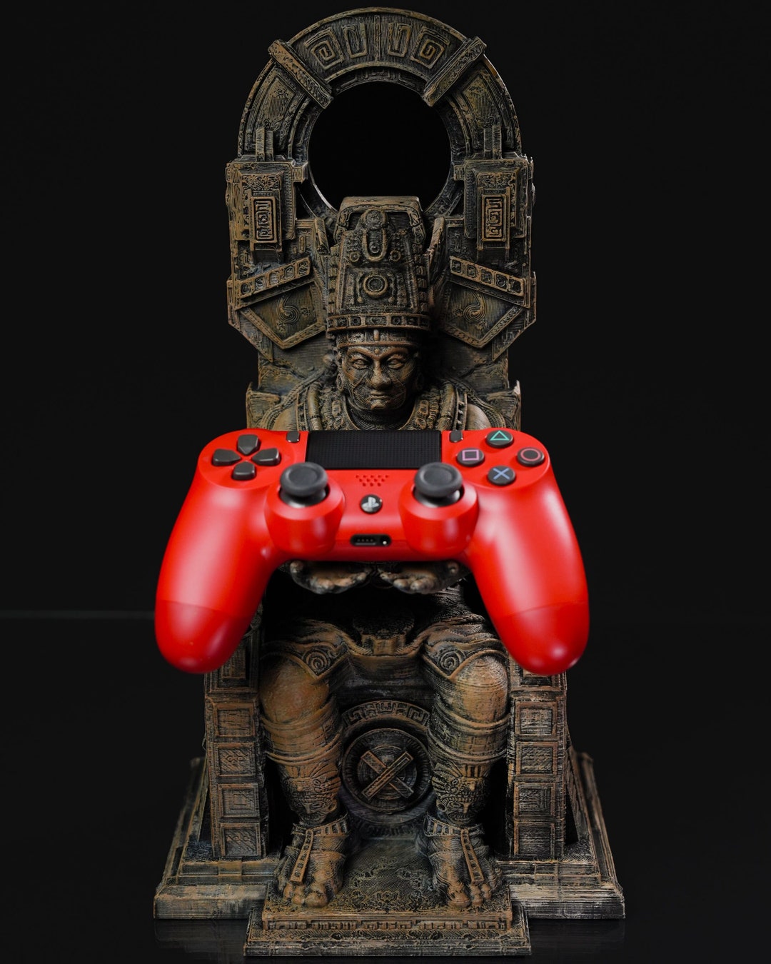 Aztec King Throne Game Controller Holder: Gaming Decor Stand - Etsy