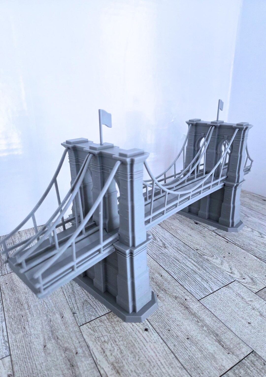 3D Printed Brooklyn Bridge Model, New York Decor, Variety of Colors ...
