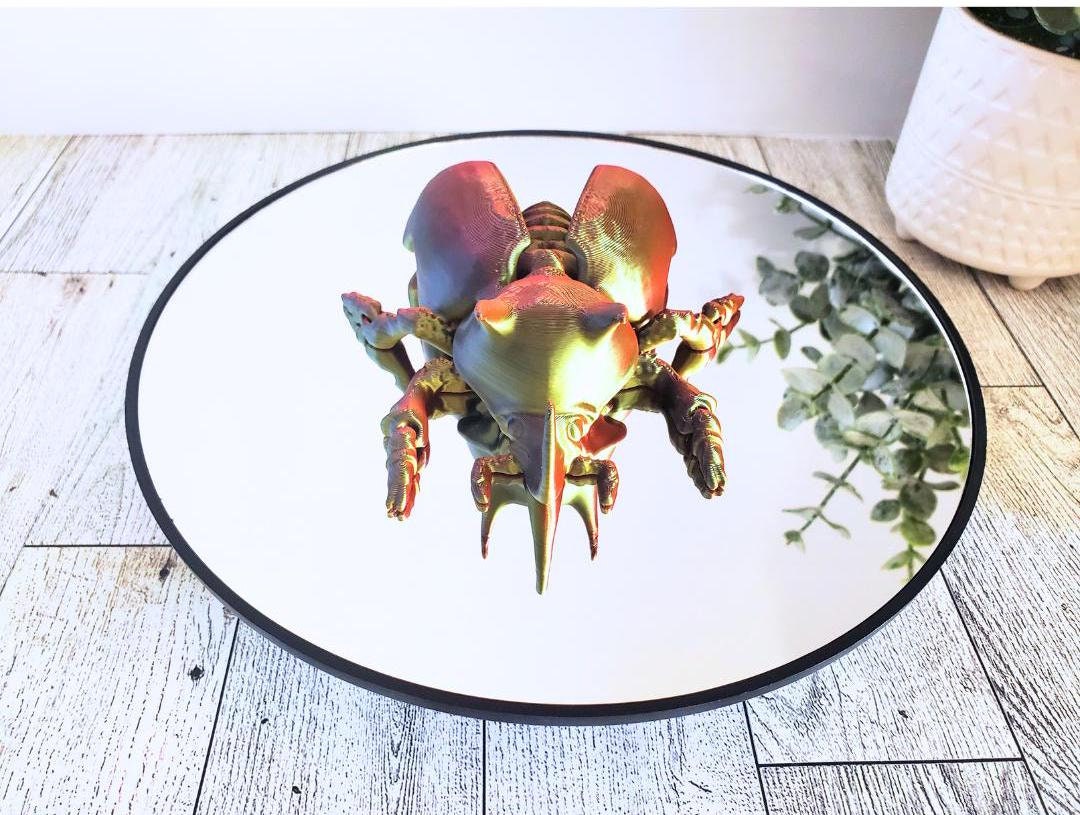 Articulated Rhino Beetle in Dragon's Breath, Realistic Insect Decor ...