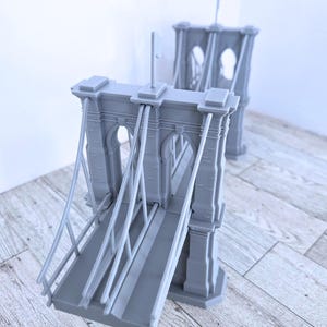 3D Printed Brooklyn Bridge Model, New York Decor, Variety of Colors ...