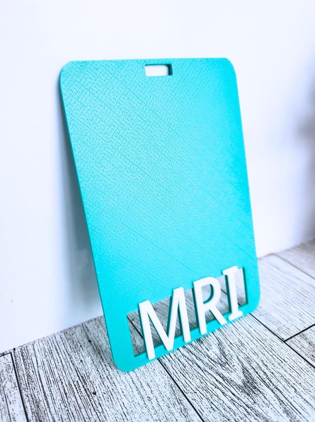 Personalized 3D Printed Badge Buddy in Teal - Perfect for Nurses ...