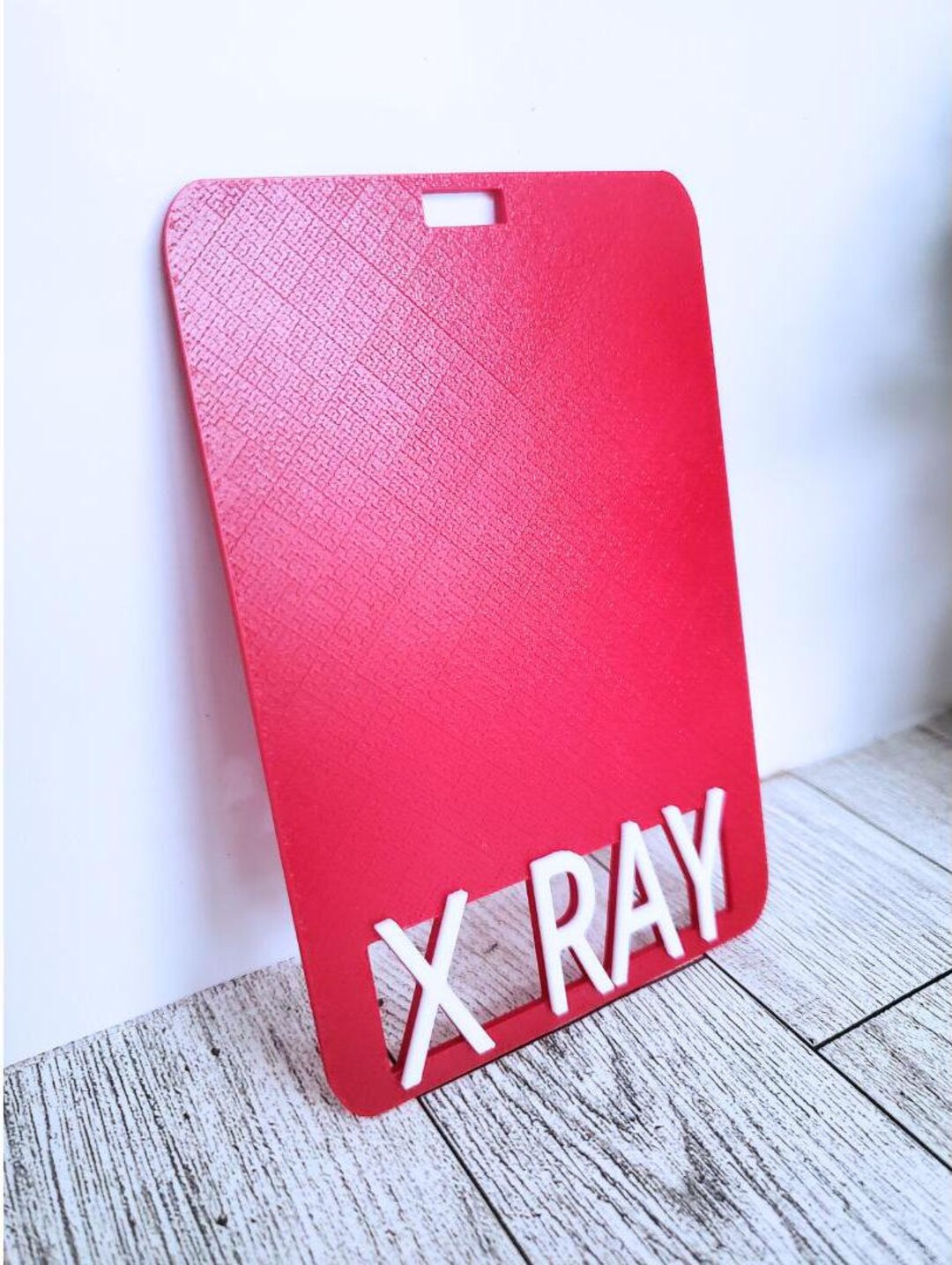 Personalized 3D Printed Badge Buddy in Iron Red - Perfect for Nurses ...