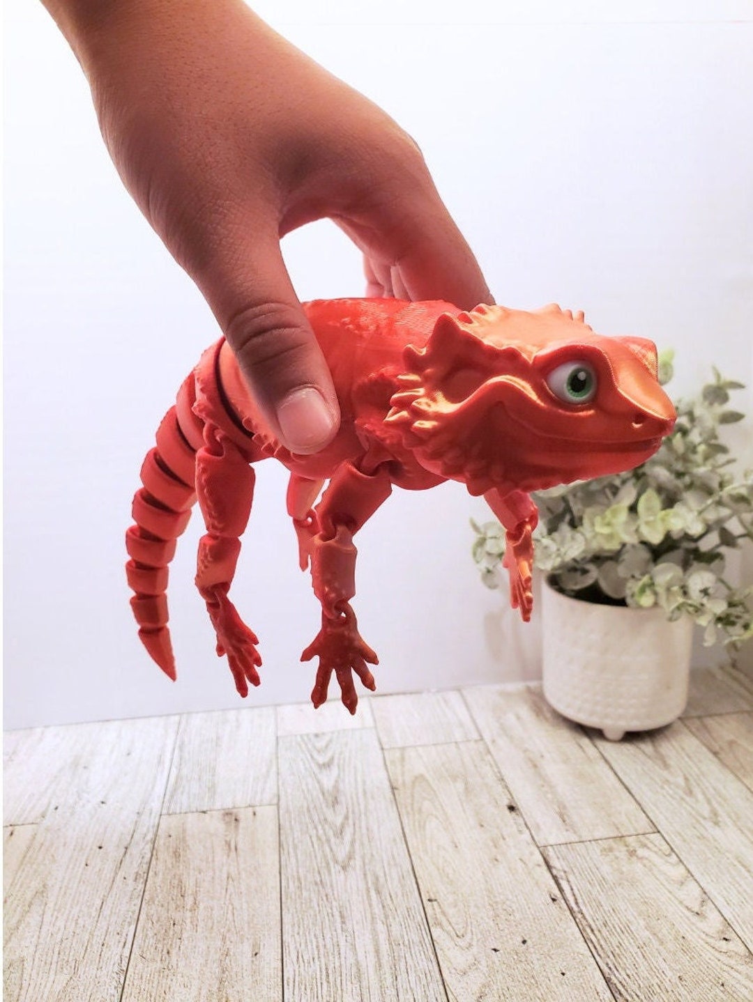 Articulated Bearded Dragon, Sensory Toy, Fidget Toy, Flexible Toy ...