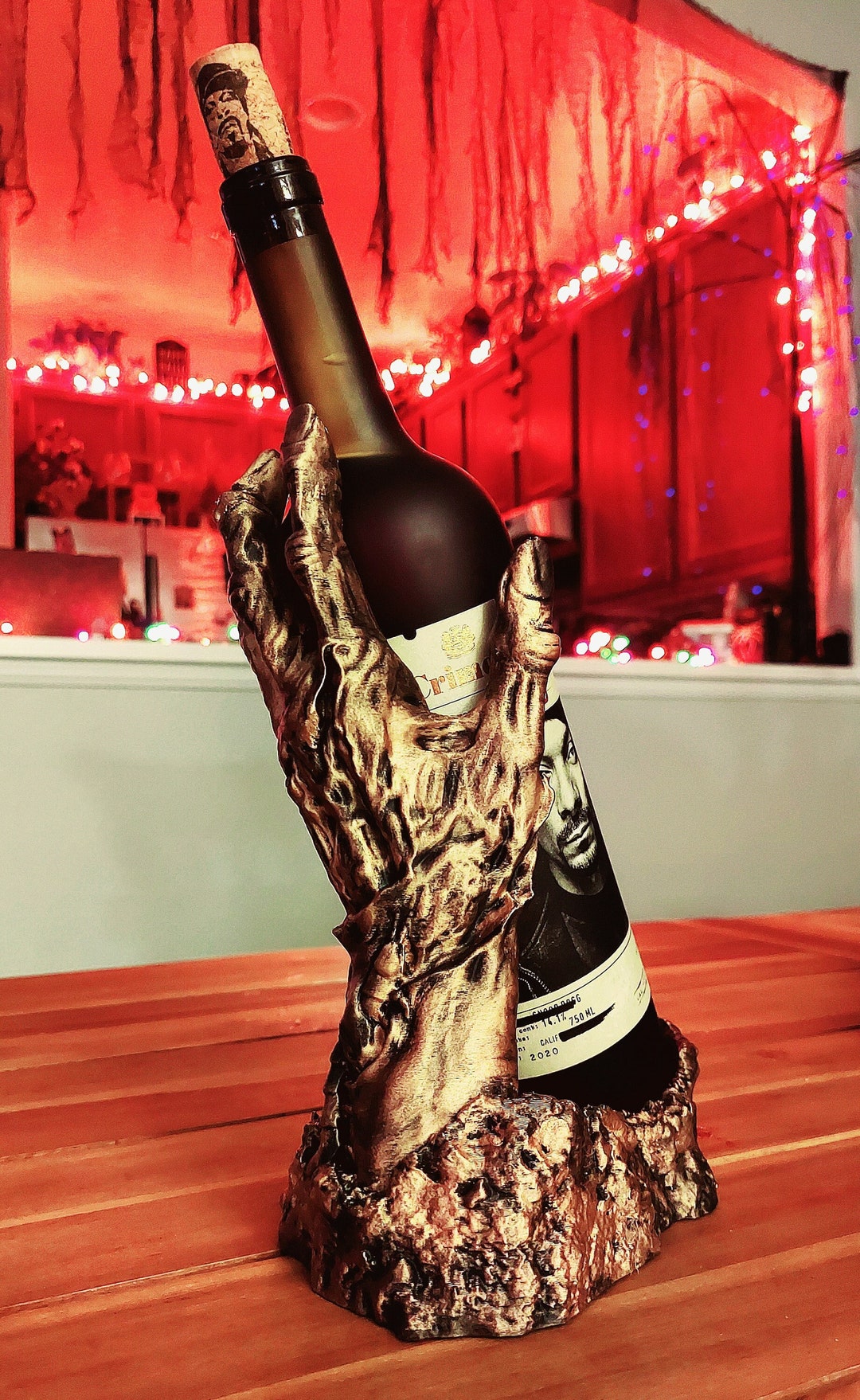Hand of the Dead, Zombie Halloween Wine Holder, Bar Accessory ...