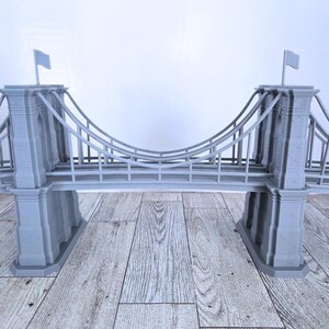 3D Printed Brooklyn Bridge Model, New York Decor, Variety of Colors ...
