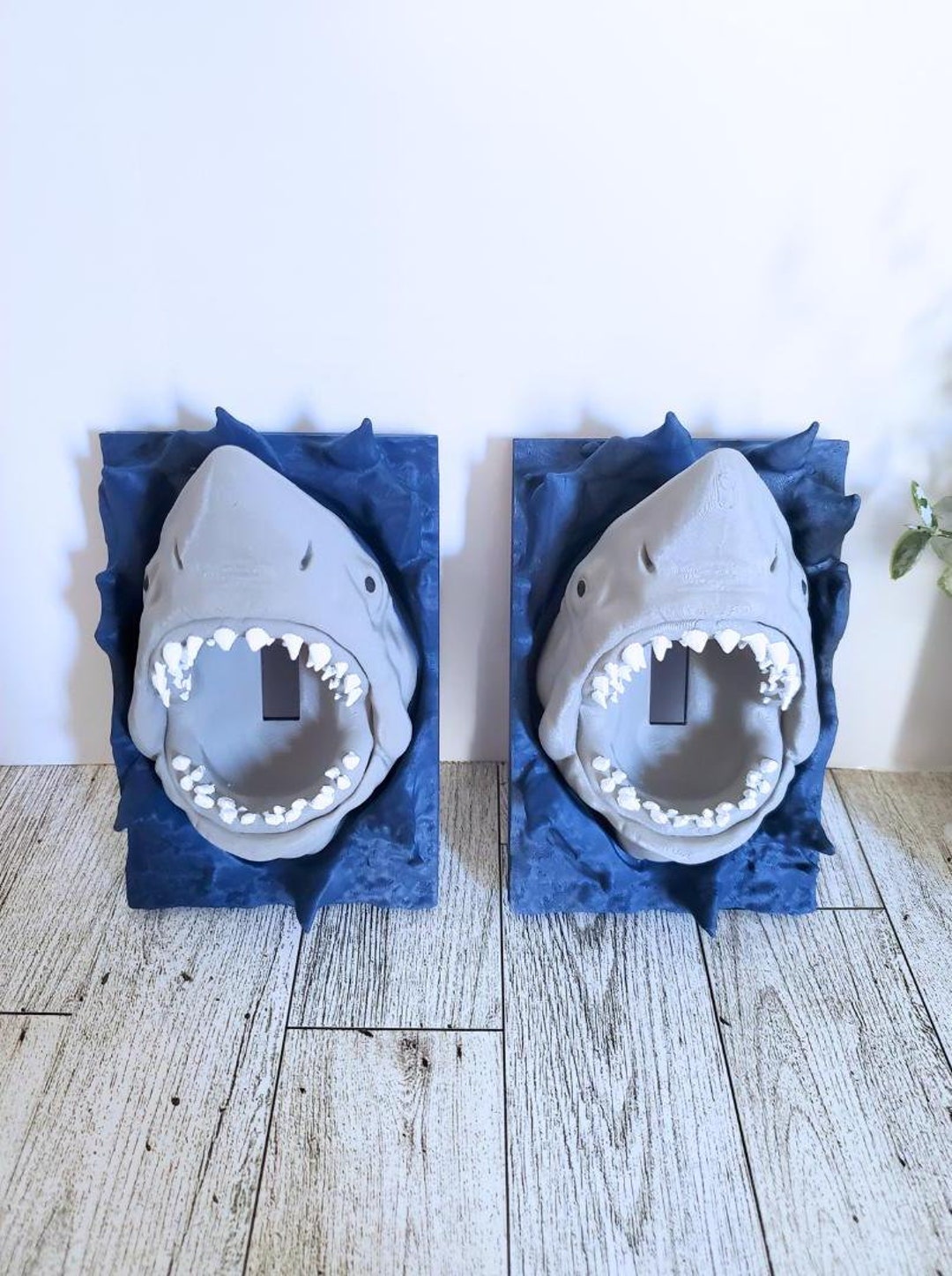 Great White Shark Light Switch Plate and Cover, Office or Room Decor ...