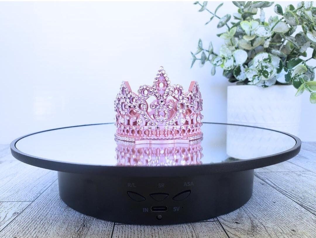 Rose Gold Blinged With Rhinestones Queen Crown/tiara 20 Oz 30 Oz or 40 ...