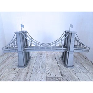 3D Printed Brooklyn Bridge Model, New York Decor, Variety of Colors ...