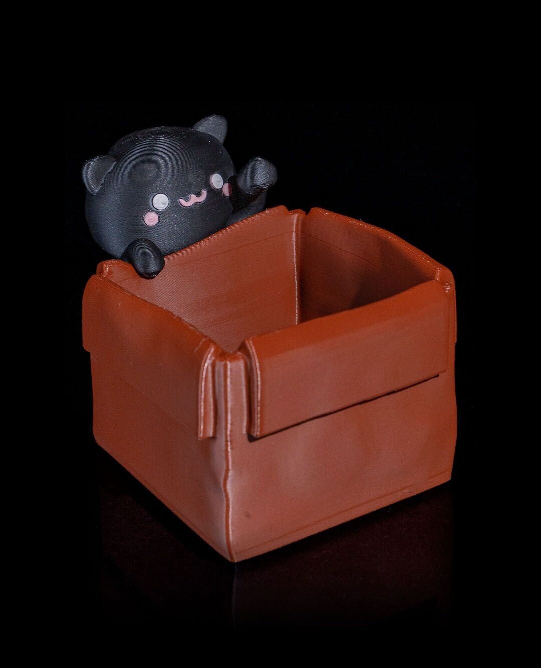 Kawaii Cute Cat Desk Organizer, Desk Accessory, Planter, Kawaii Cat ...