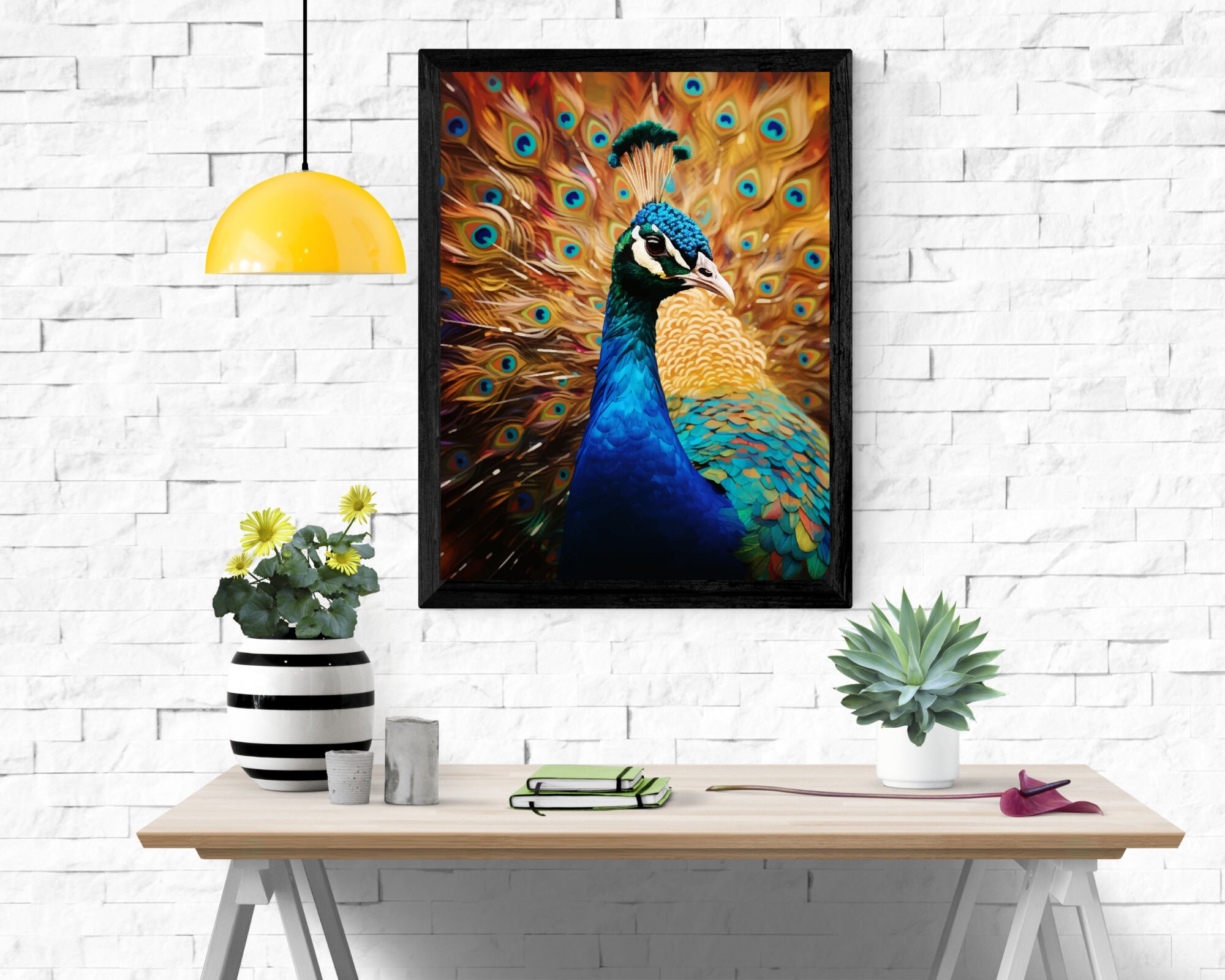 Peacock Wall Art, Peacock Poster, Animal Poster, Animals Wall Decor ...