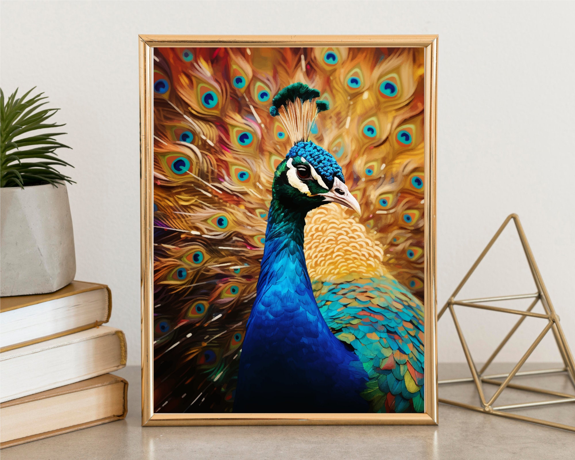Peacock Wall Art, Peacock Poster, Animal Poster, Animals Wall Decor ...