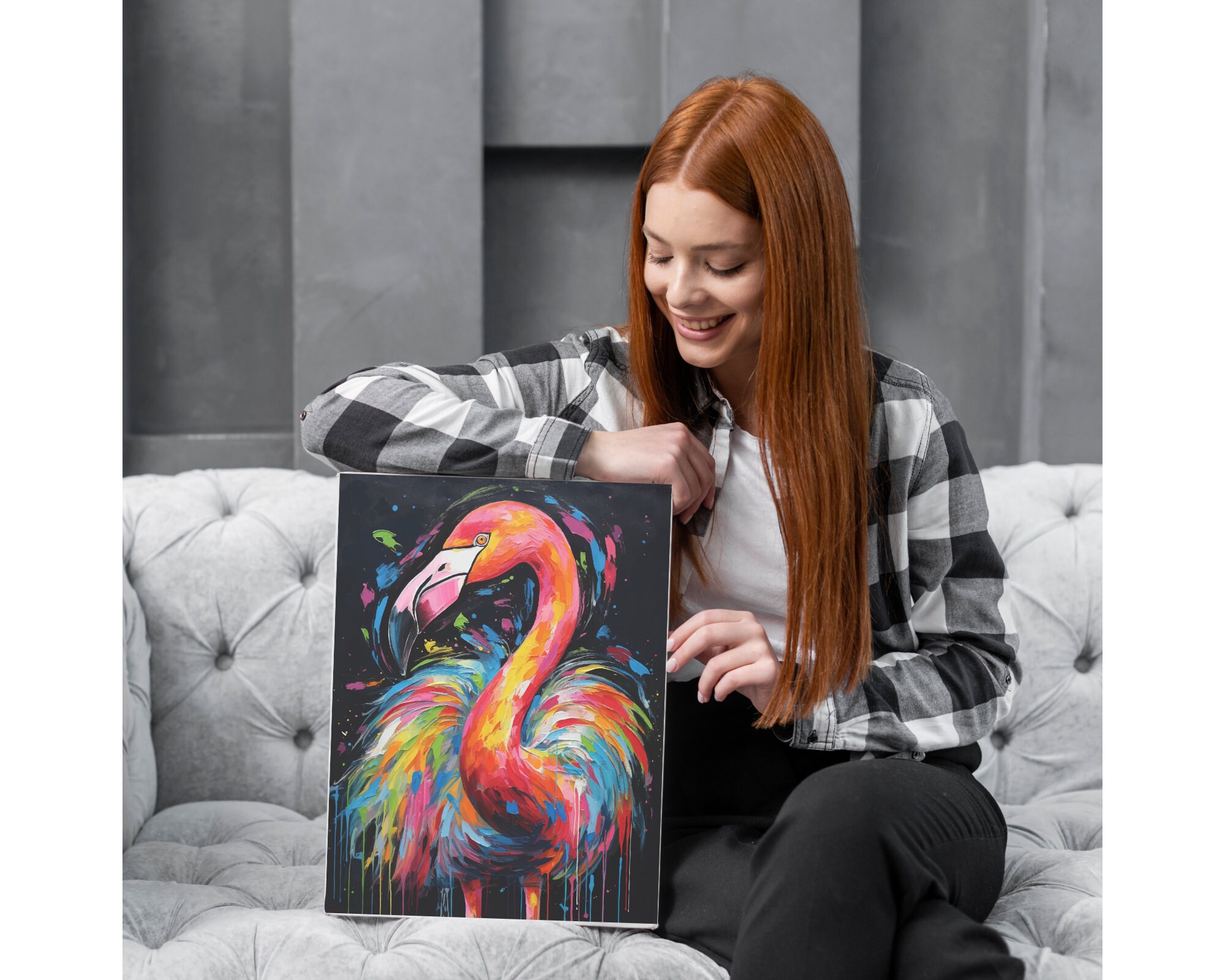 Flamingo Poster Pink Flamingo Flamingo Decor Flamingo Wall - Etsy