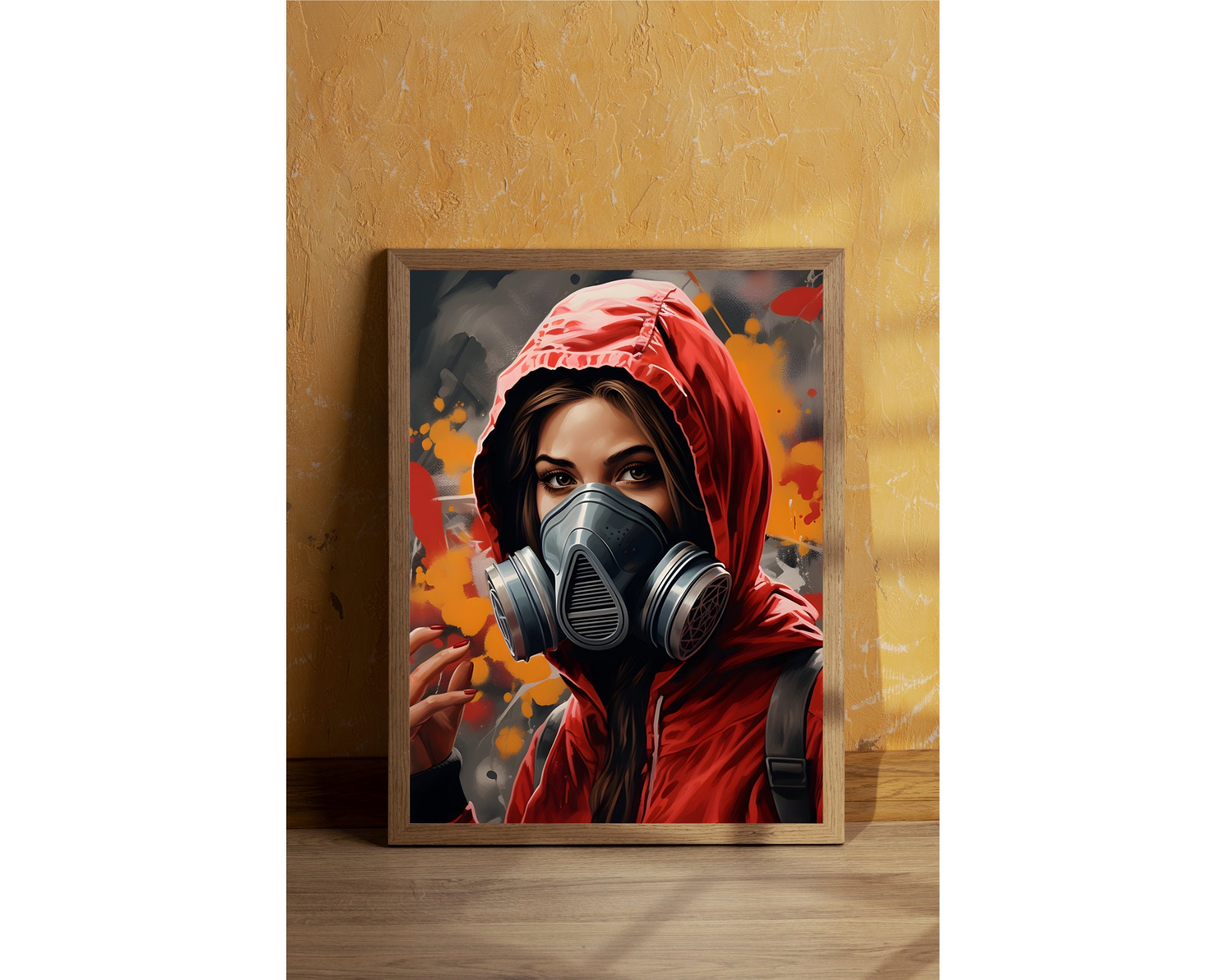 Commando Girl Poster, Girl Poster, Cyberpunk Poster, Wall Poster, Girl ...