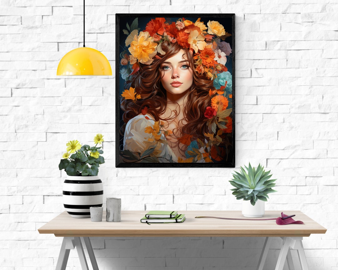 Beautiful Girl Poster Wall Art Girl Decor Beautiful Girl - Etsy
