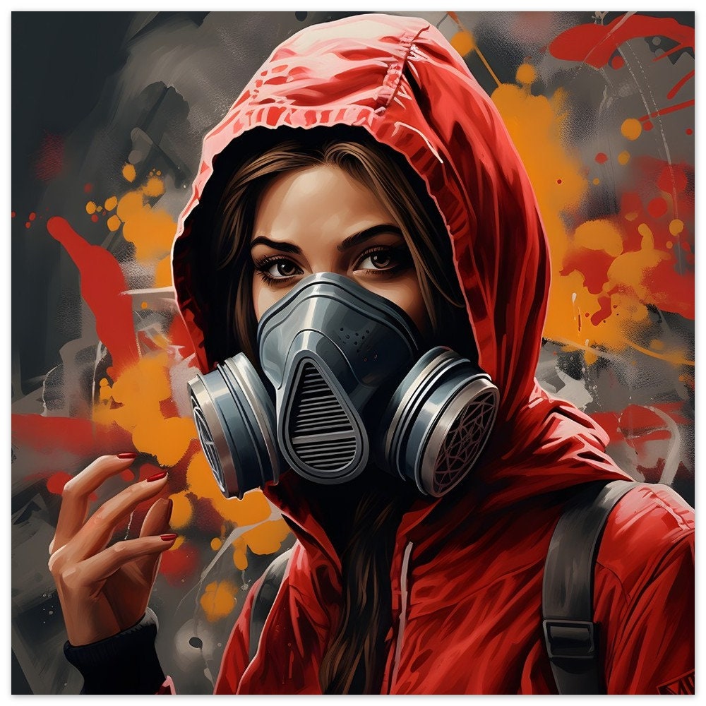 Commando Girl Poster, Girl Poster, Cyberpunk Poster, Wall Poster, Girl ...