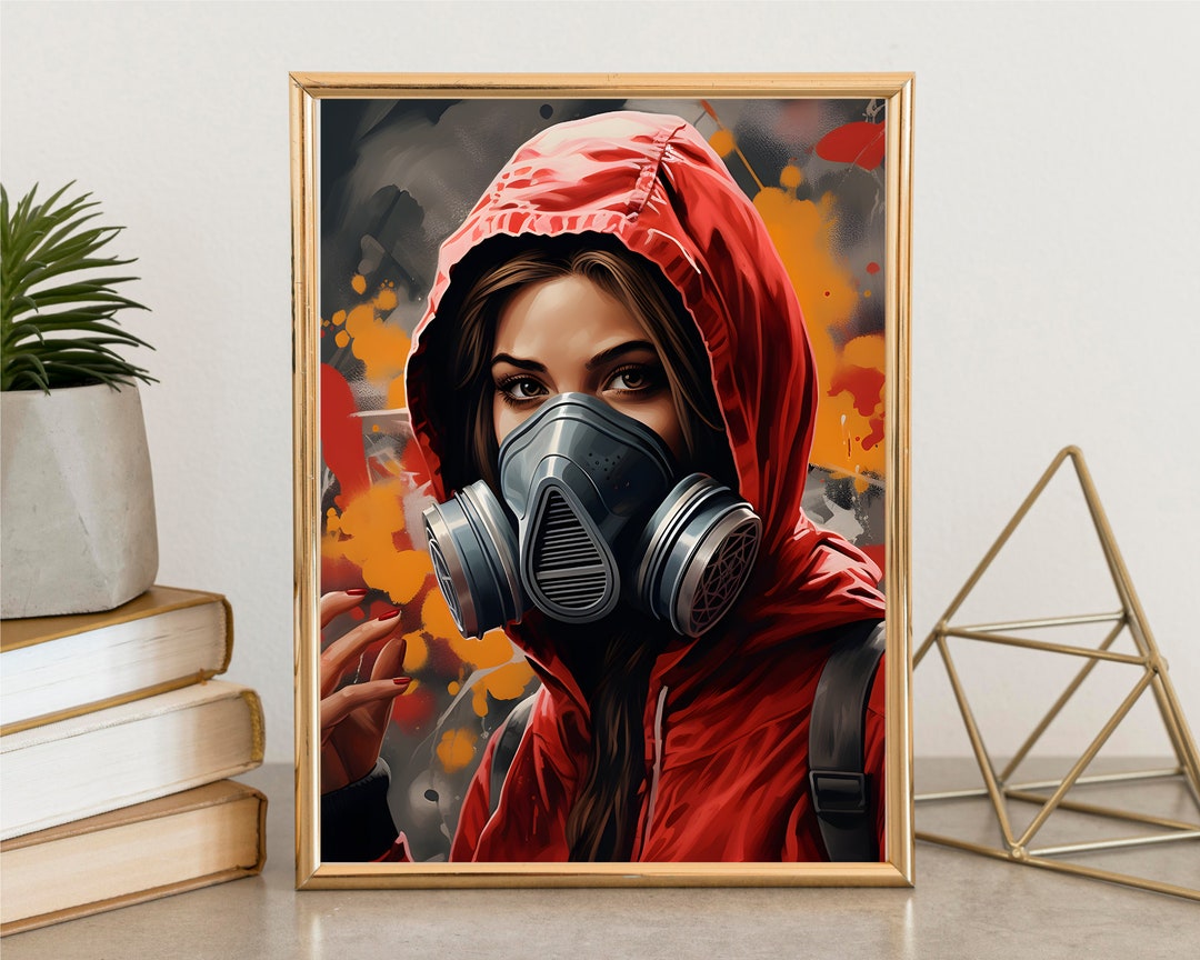 Commando Girl Poster, Girl Poster, Cyberpunk Poster, Wall Poster, Girl ...