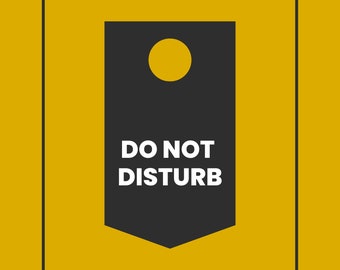 Custom Do Not Disturb Sign - Etsy