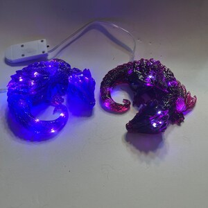 LED Light-up Resin Dragon - Etsy
