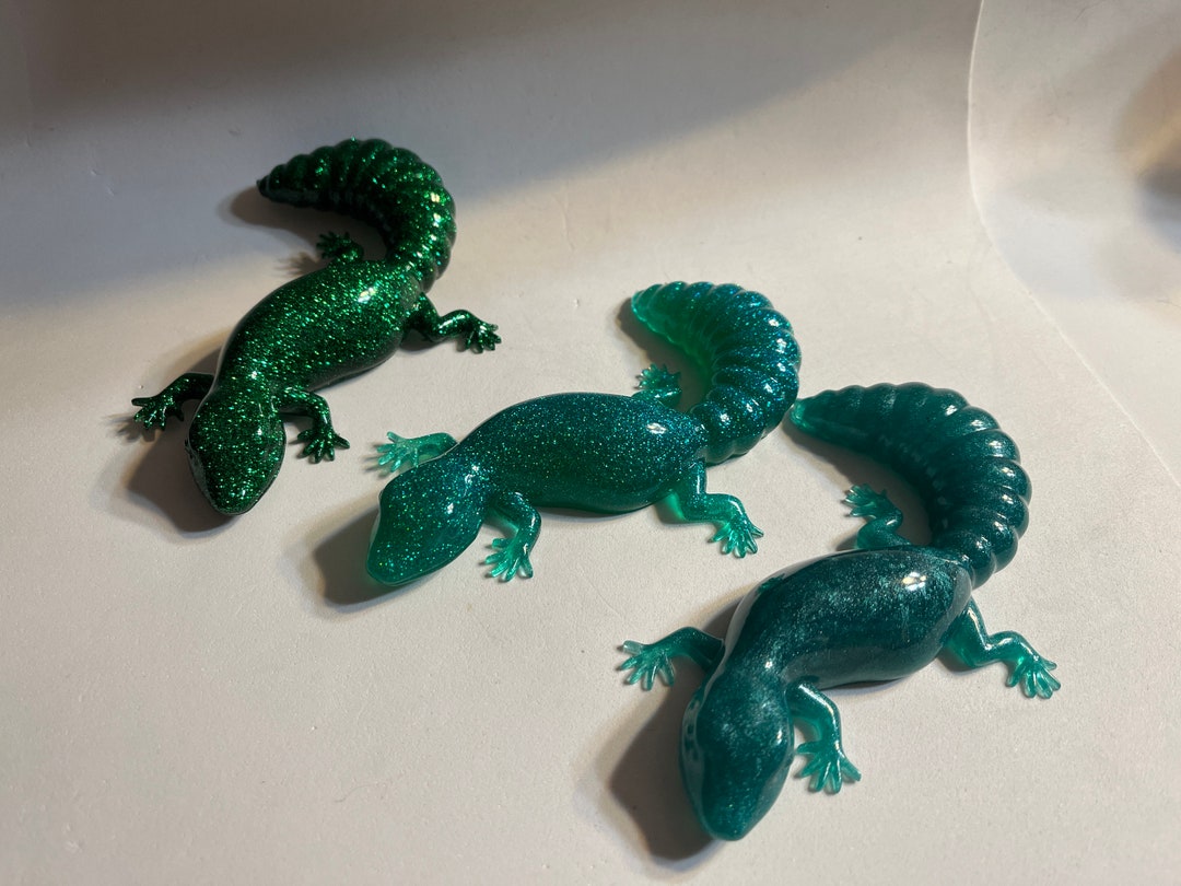 Resin Lizard - Etsy