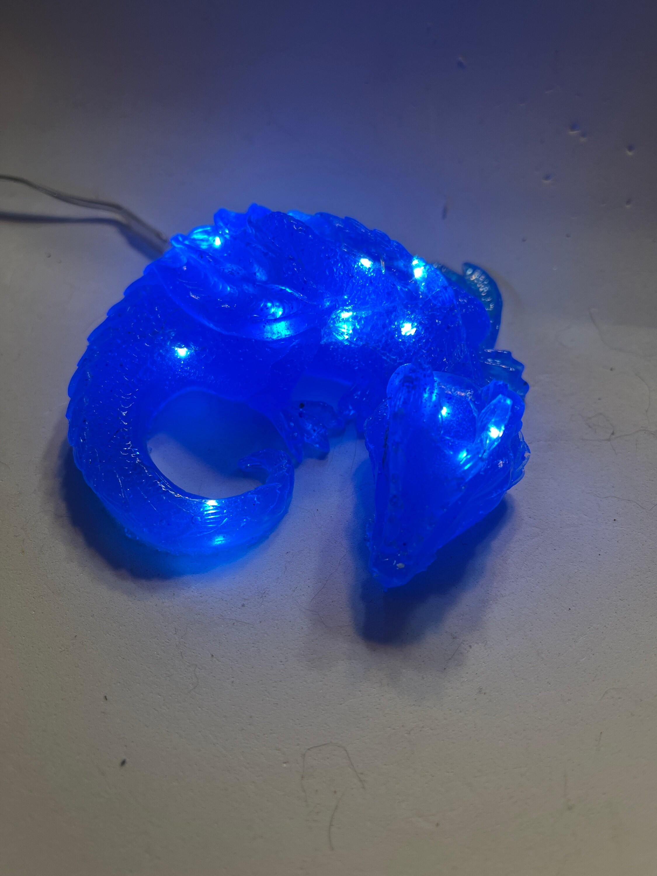 LED Light-up Resin Dragon - Etsy