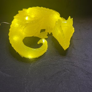 LED Light-up Resin Dragon - Etsy