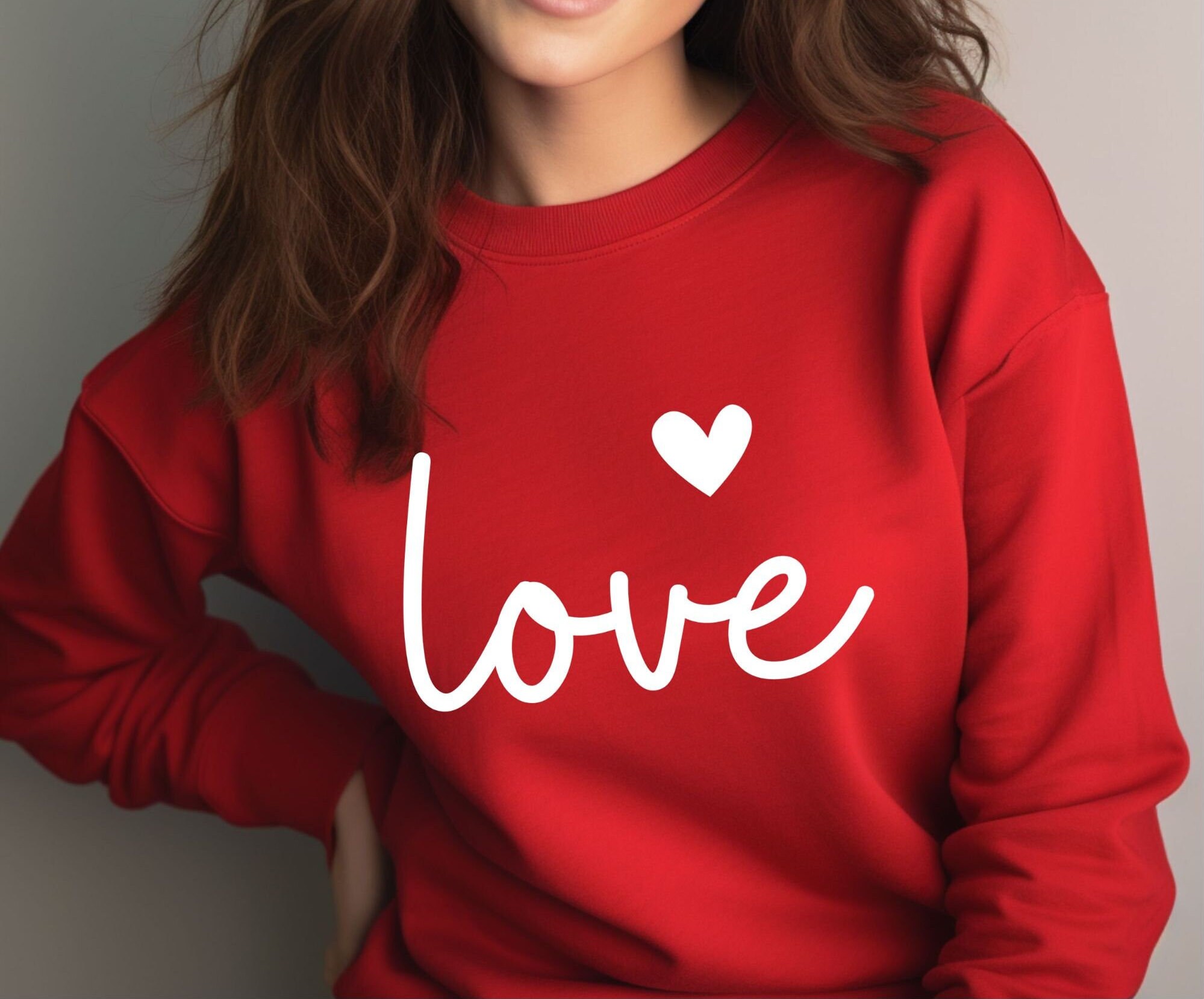 Romantic Love Sweatshirt, Beautiful Valentines Day Shirt, Inclusive ...