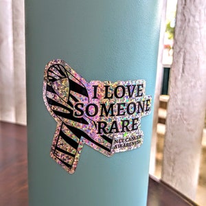 I Love Someone Rare - Neuroendocrine Carcinoid Cancer Awareness Glitter ...