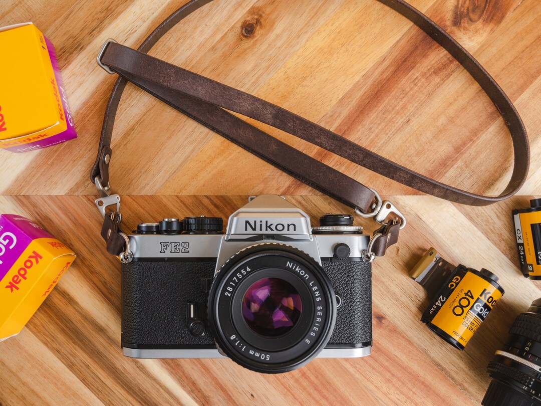 Slim Skinny Adjustable Length Leather Camera Strap Quick Release With ...