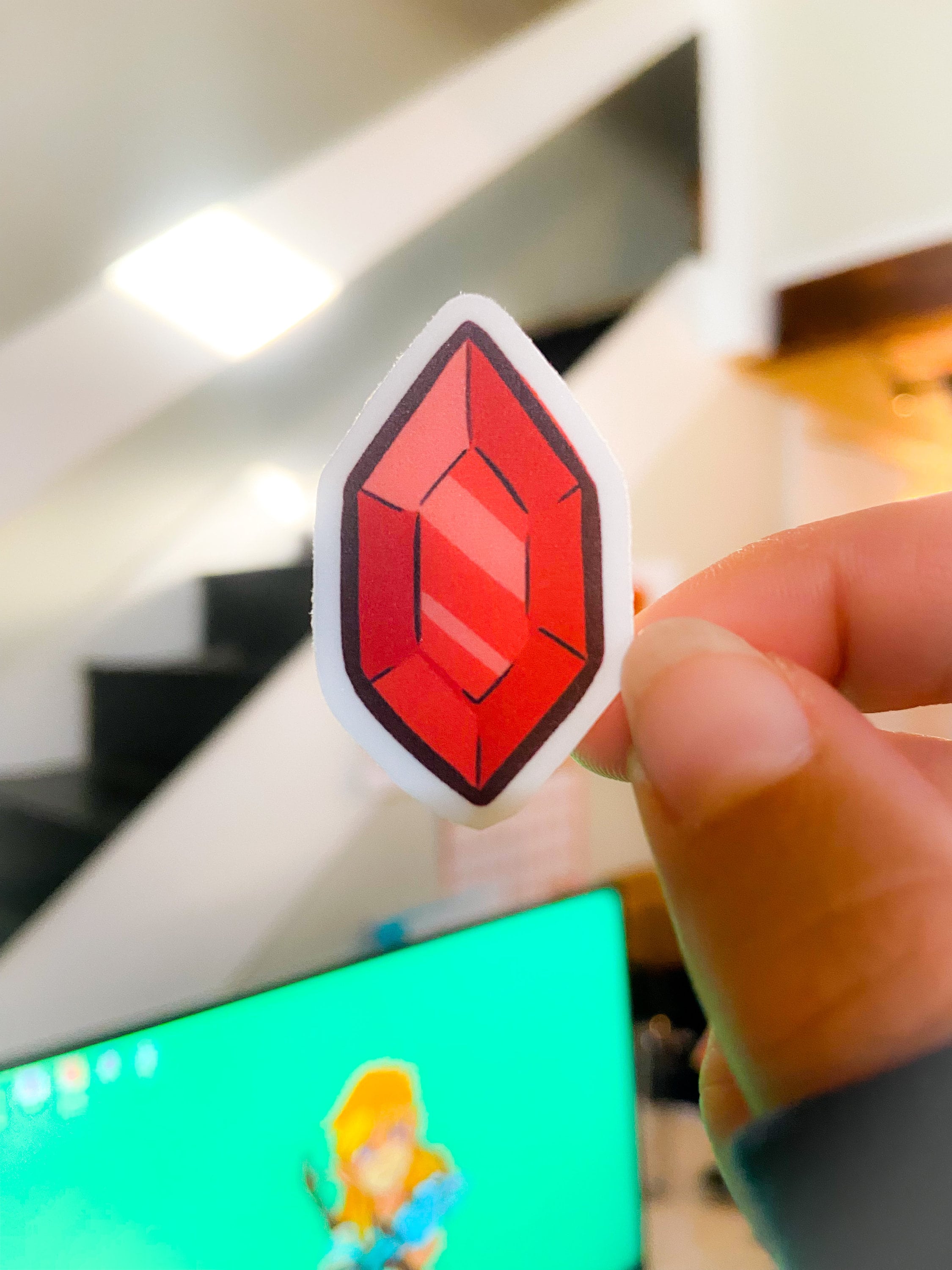 Legend of Zelda Rupee Sticker Pack - Etsy