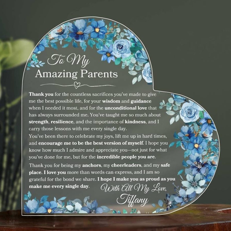 Thank You Parents - Etsy