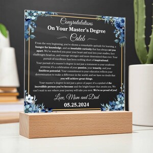 Master's Degree Graduation Gift for Master's Degree Graduate ...