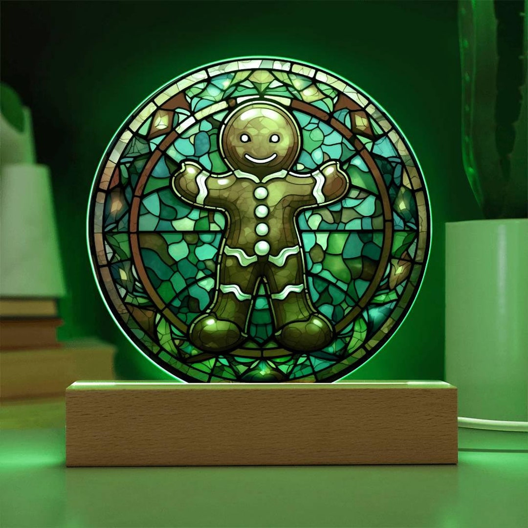 Gingerbread Man Lamp for Christmas Decoration for Housewarming Gift for ...