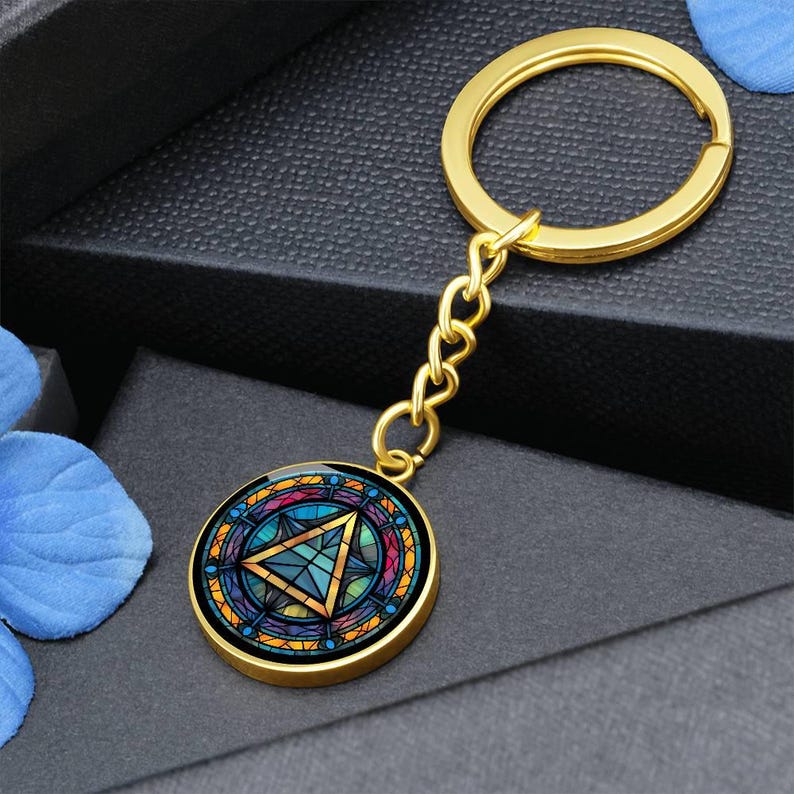 Alcoholics Anonymous Symbol Personalized Pendant Keychain Gift for AA ...