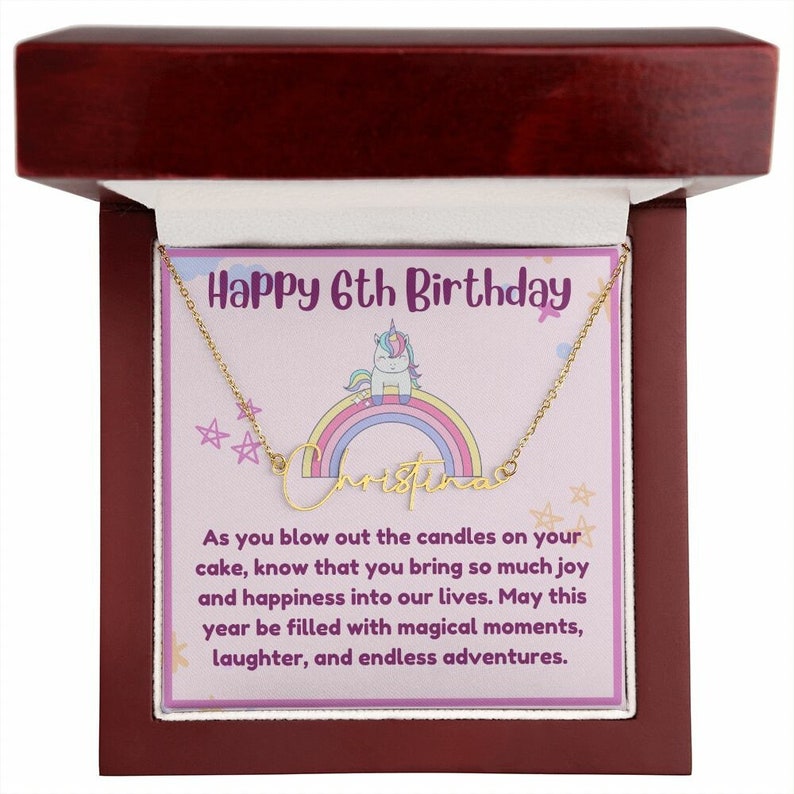 6th Birthday Gift for 6 Year Old Gift for Daughter Birthday - Etsy