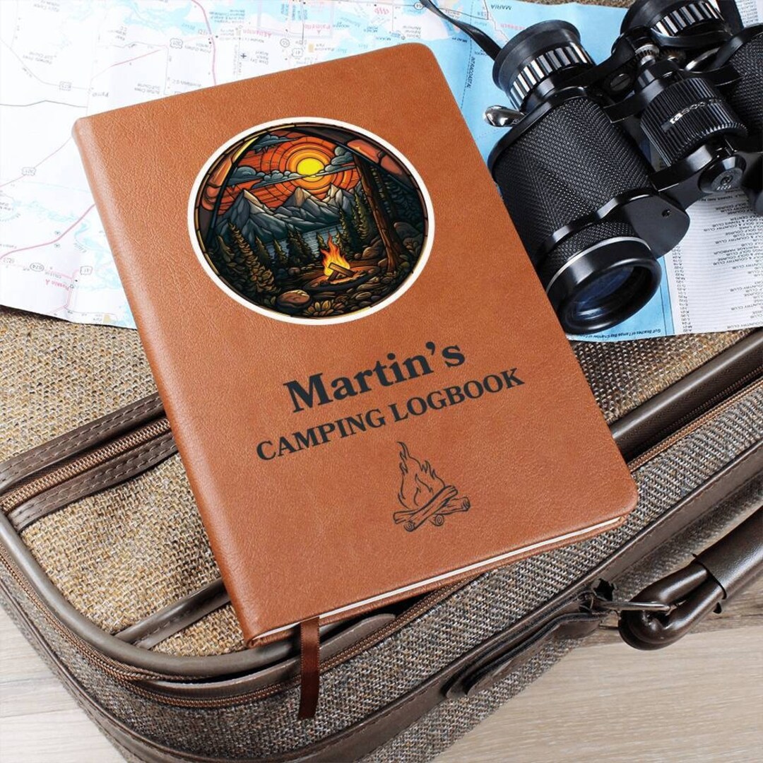 Camping Journal Gift for Camper Personalized Camping Logbook Gift for ...