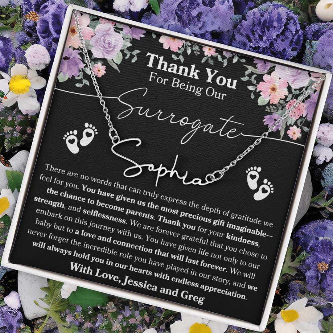 Surrogate Gift for Thank You Gift From Couple to Surrogate Mother ...