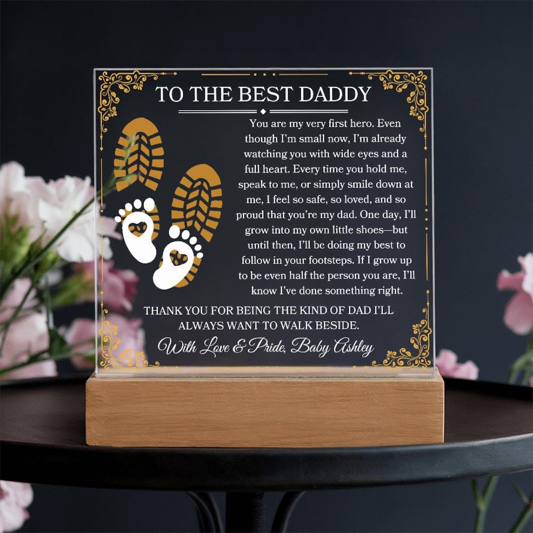 New Daddy Gift for First Time Dad Gift From Baby to New Dad ...