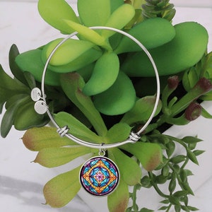 Narcotics Anonymous Symbol Faux Stained Glass Personalized Charm ...