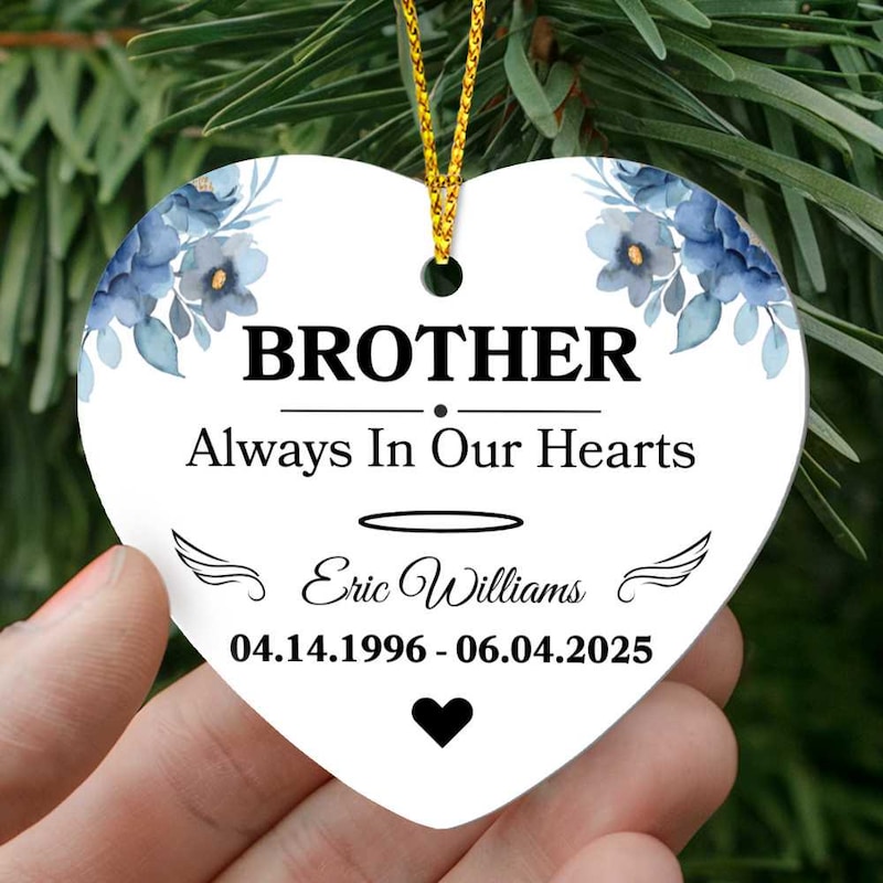 Loss of Sibling Ornament - Etsy