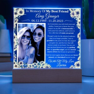 Loss of Best Friend Personalized Plaque for Memorial Keepsake for in ...