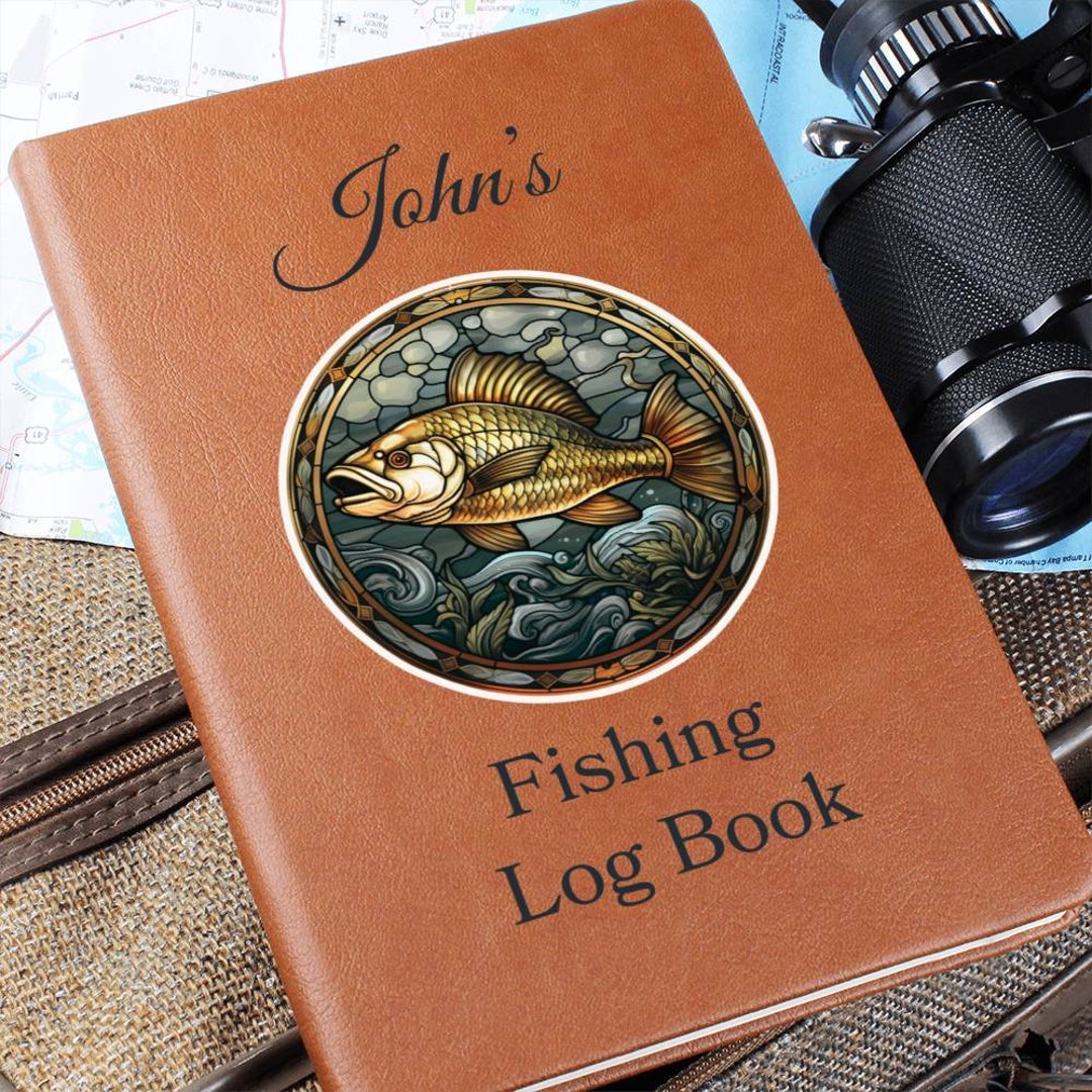 Fishing Log Book Gift for Fisherman Gift for Husband Personalized ...