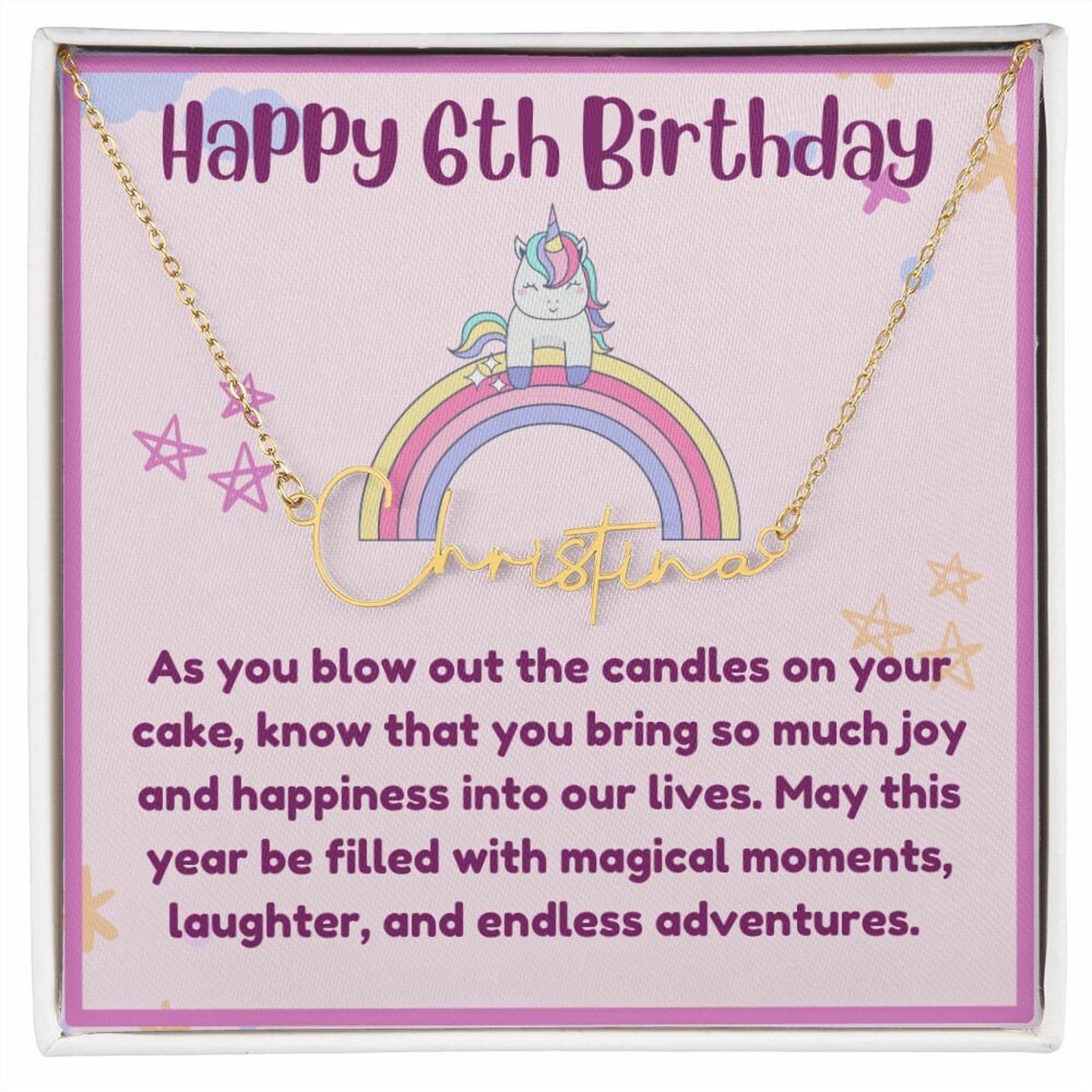 6th Birthday Gift for 6 Year Old Gift for Daughter Birthday - Etsy