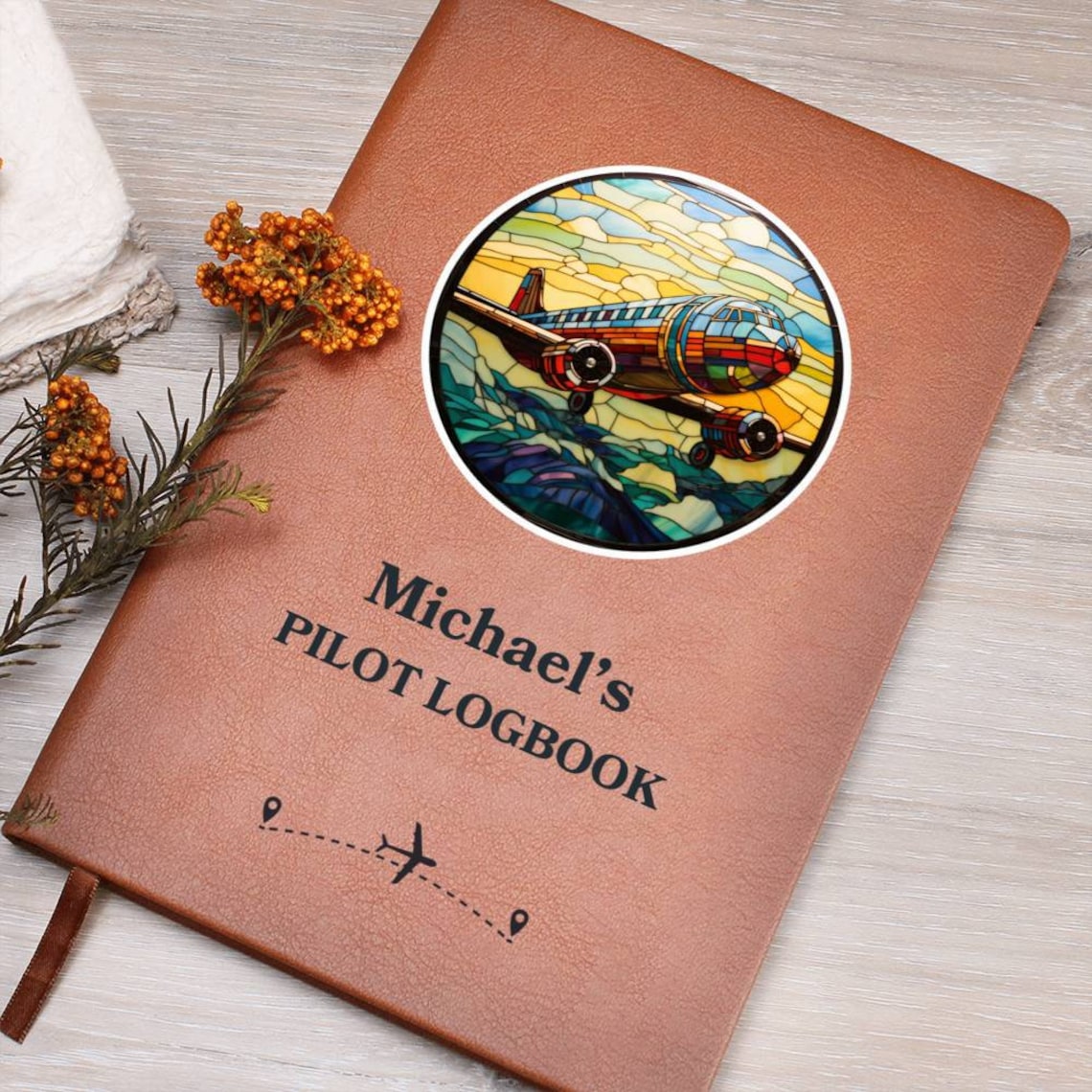 Pilot Logbook for Aviator Personalized Journal Gift for Flight School ...