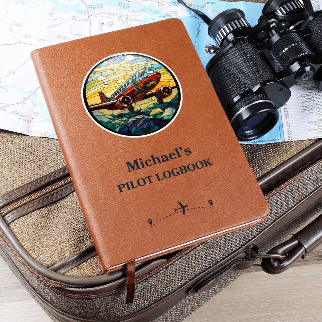 Pilot Logbook for Aviator Personalized Journal Gift for Flight School ...