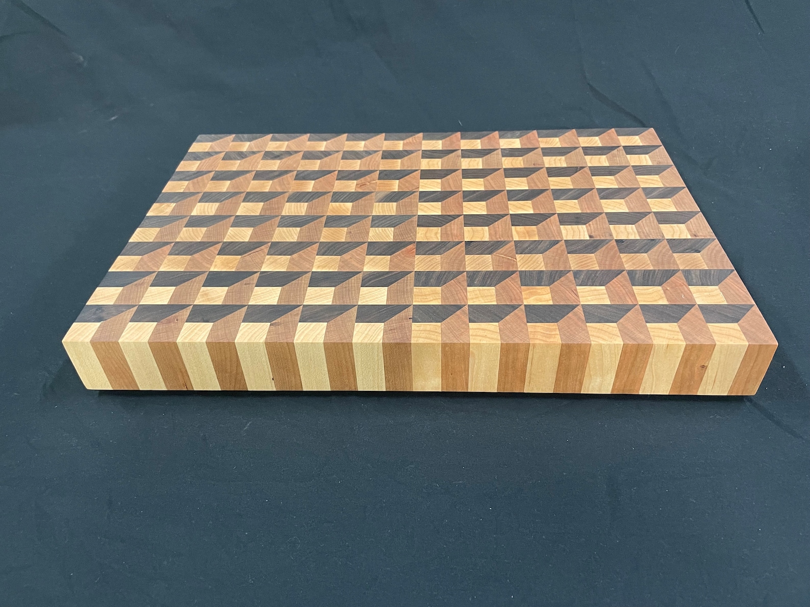 3D Endgrain Butcher Block Cutting Board - Etsy