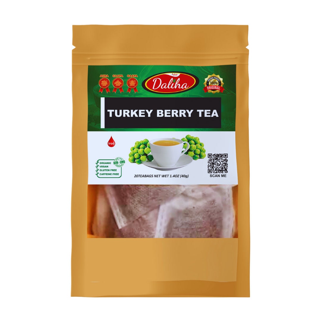 Turkey Berry Tea, Organic Herbal Tea 20teabags per Pack - Etsy